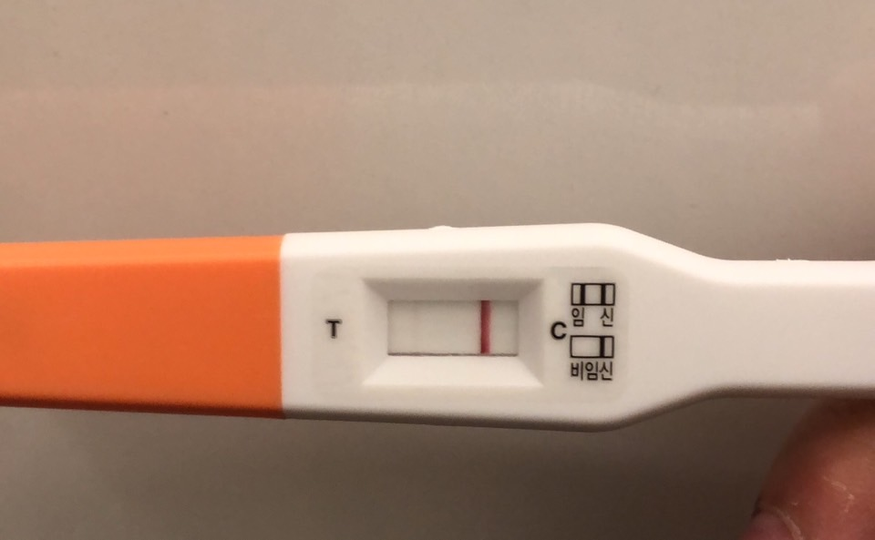관계 19일차 임신테스트기 위양성 가능성 ㅣ 궁금할 땐, 아하!